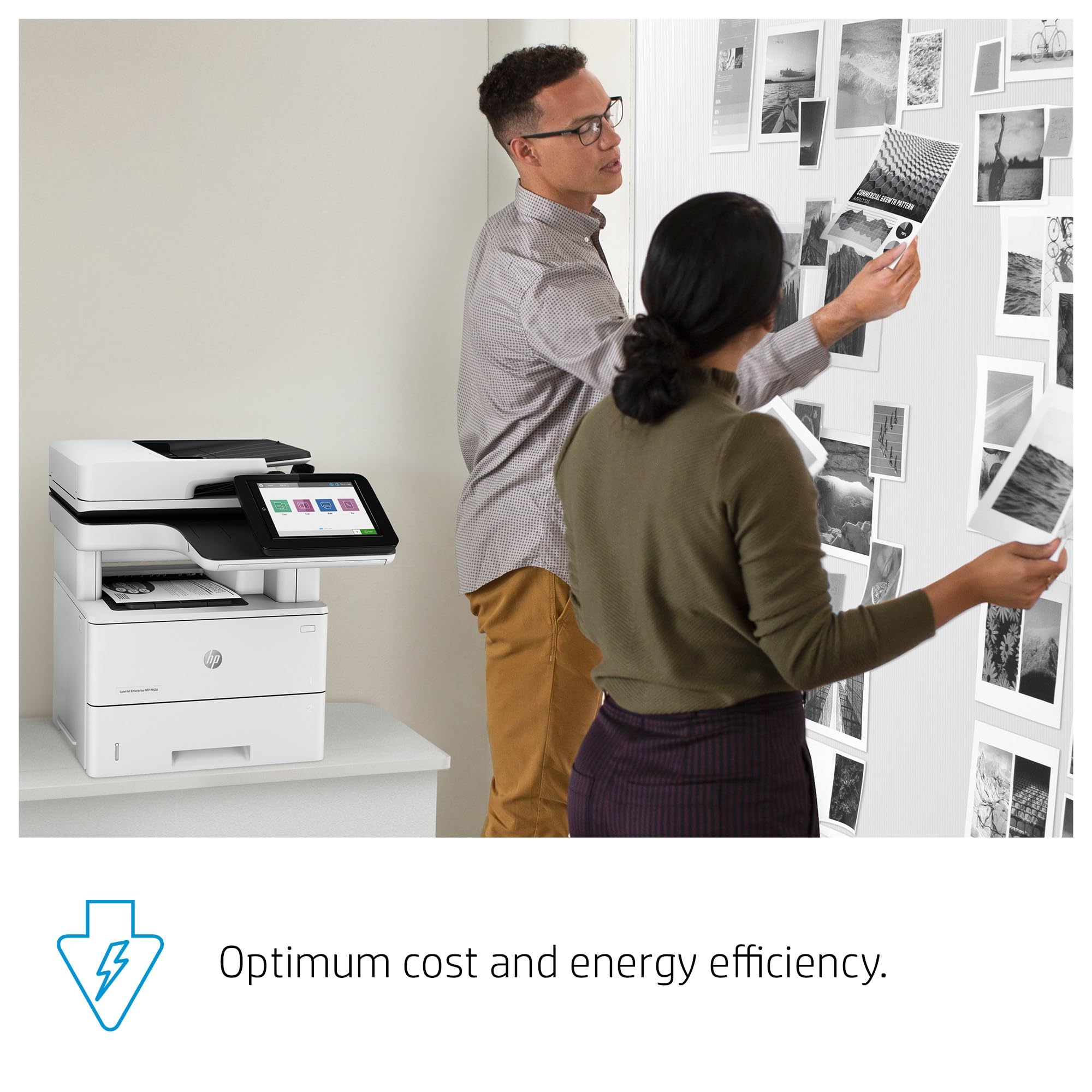 HP LaserJet Enterprise MFP M528dn Monochrome All-in-One Printer with built-in Ethernet & 2-sided printing (1PV64A)