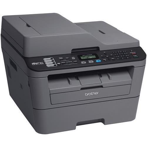 Brother MFC-L2700DW Laser Multifunction Printer - Monochrome - Plain Paper Print - Desktop - Copier/Fax/Printer/Scanner - 27 ppm Mono Print - 2400 x 600 dpi Print - 27 cpm Mono Copy LCD - 600 dpi Optical Scan - Automatic Duplex Print - 251 sheets Input -