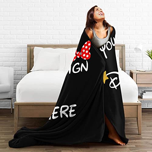 Custom Blanket Personalized Blanket Customized Blanket with Photos Text Logo Throw Blankets Soft Cozy for Christmas Halloween Birthday Day Valentines Day Gift 80"x60"