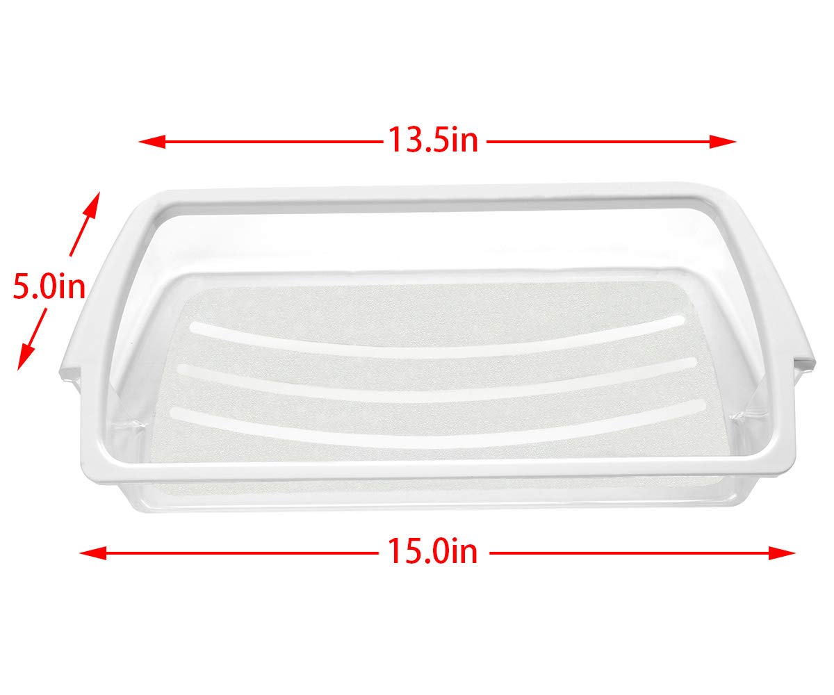 2 Packs W10321304 Refrigerator Door Shelf Bin by SupHomie - Compatible with Whirlpool Refrigerator Replaces WPW10321304 PS11752778