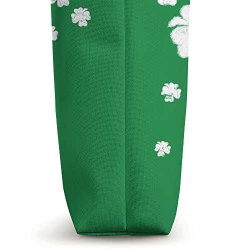 Quatrefoil Clovers Cute Vintage Shamrock Saint Patricks Day Tote Bag