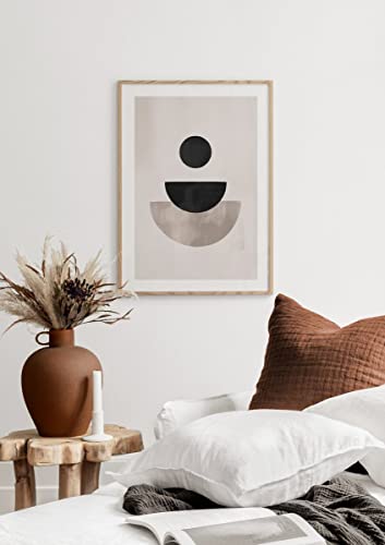 Poster Store Abstract Shapes Set 20x28 - Mid Century Minimalist Poster Prints for Room, FSC-Certified Wall Art Decor (Set of 3)
