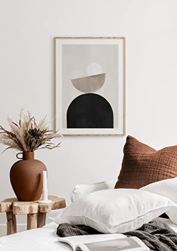 Poster Store Abstract Shapes Set 20x28 - Mid Century Minimalist Poster Prints for Room, FSC-Certified Wall Art Decor (Set of 3)