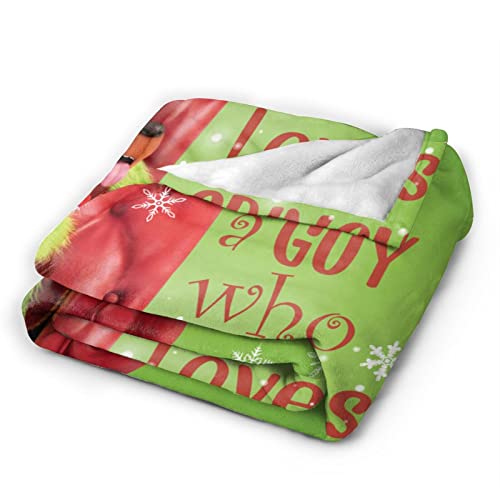 Grin-ch Green Monster Christmas Blanket Throw Blanket Soft Microfiber Green Blankets for Room/Bedroom Warm Blanket 50"X40"
