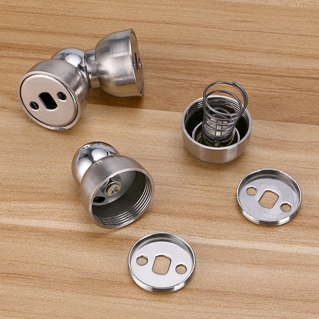 Sumnacon Powerful Magnetic Doorstop - 2 Pcs Stainless Steel Mini Door Stopper, Heavy Duty Magnetism Door Holder for Bedroom Bathroom Kitchen Home Office