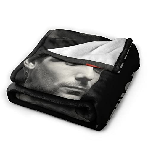 Louis Music Tomlinson Blanket Soft and Warm Throw Blanket Lightweight Flannel Fleece Blankets for Home Bed Sofa 60"x50"