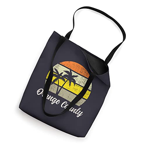 Orange County Vintage 70s Palms Sunset Retro Design Tote Bag