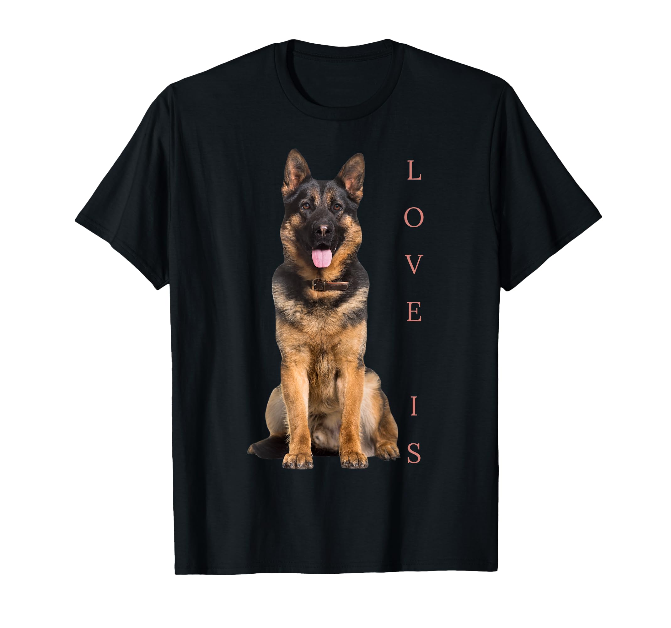 German Shepherd Shepard Dog Mom Dad Love Pet Puppy T-Shirt