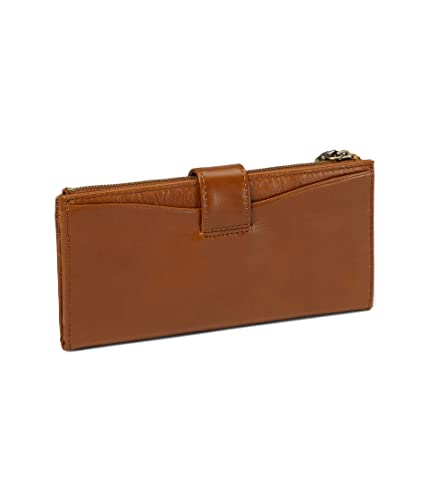 HOBO Max Continental Wallet for Women - Well-Structured Silhouette with Multiple Pockets, Card Slots, and Cotton Lining Truffle One Size One Size