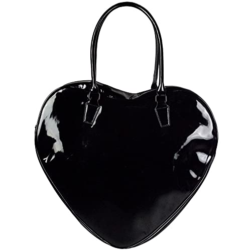 Jack-o-Lantern Face Bag Pumpkin Glitter Halloween Heart Handbag Large Purse