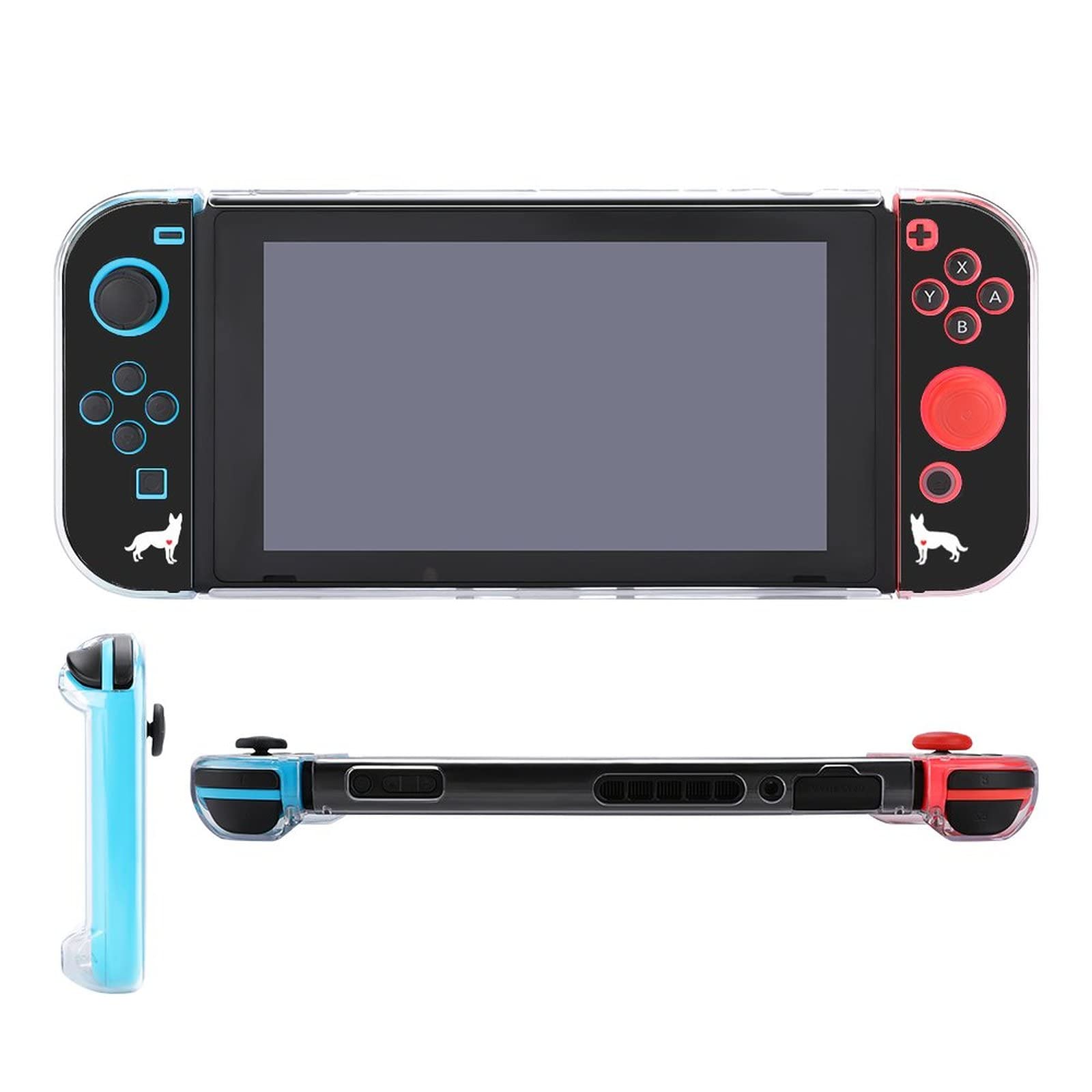 German Shepherd Dog Protective Case Cover for Nintendo Switch Shock-Absorption Anti-Scratch Design