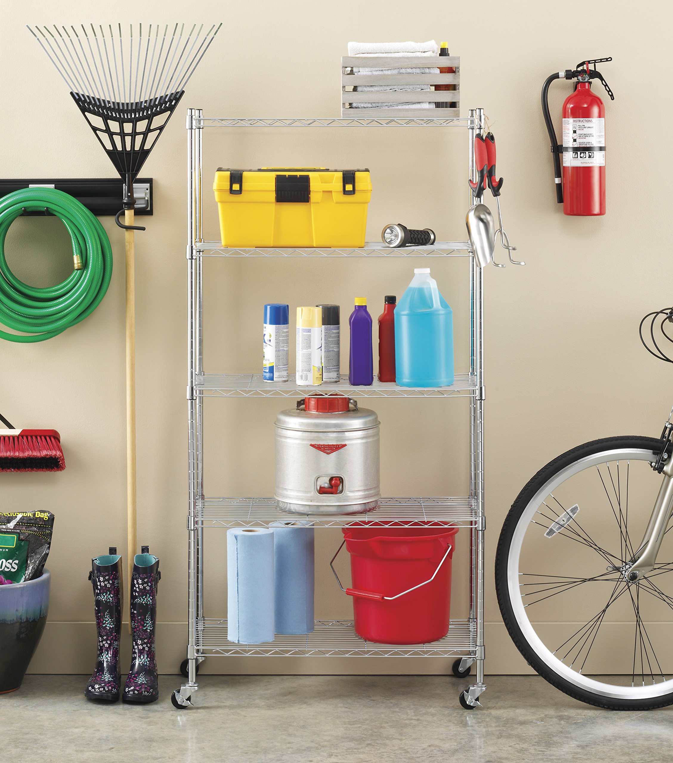Whitmor 6056-3528 Cart, Chrome