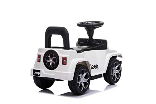 Best Ride On Cars Jeep Rubicon Push Car, White