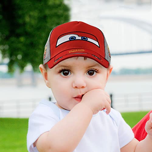 Disney Boys' Baseball, Cars Red W/Grey