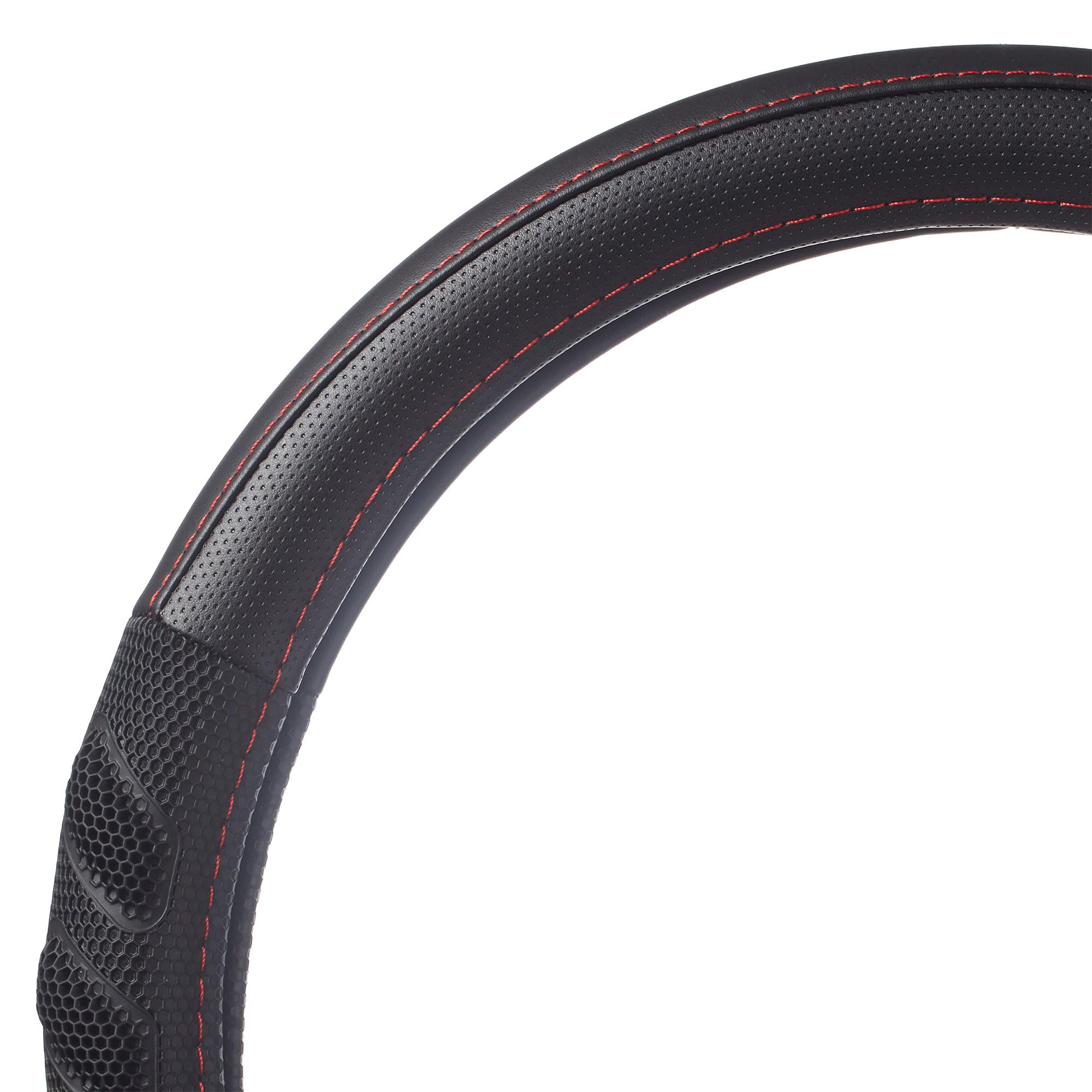 Steering Wheel Cover Replacement for Honda Civic Black Wheel Cover Car Wheel Cover Small Size 13.5-14.5 Inch Small Rudder Small Steering Wheel