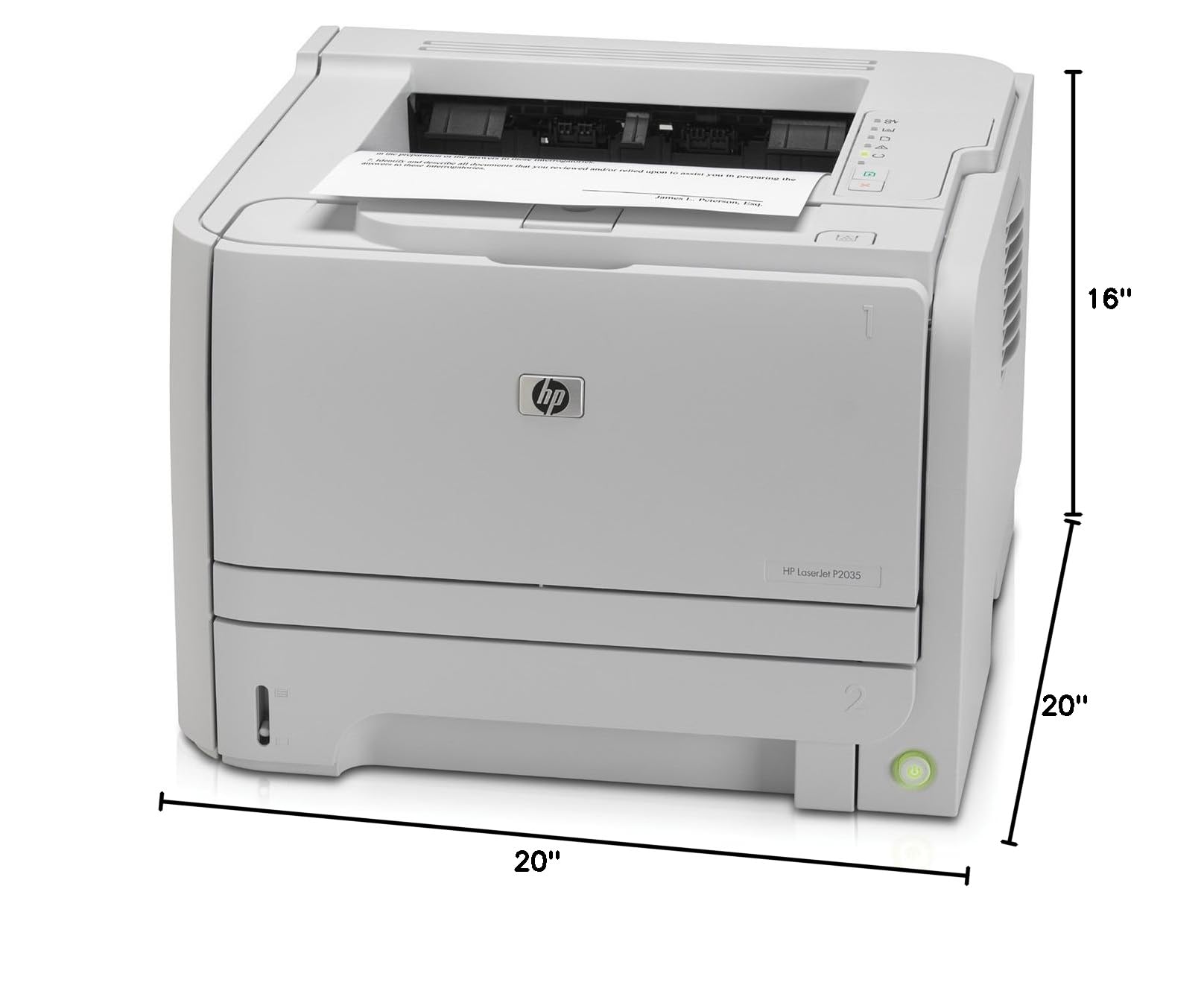 HP Refurbish LaserJet P2035 Laser Printer (CE461A) - (Renewed)