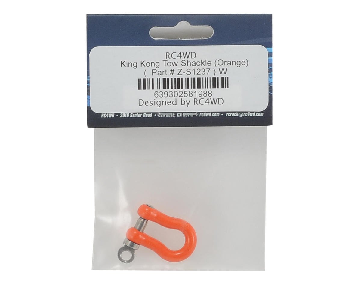 RC4WD Z-S1237 King Kong Tow Shackle Orange