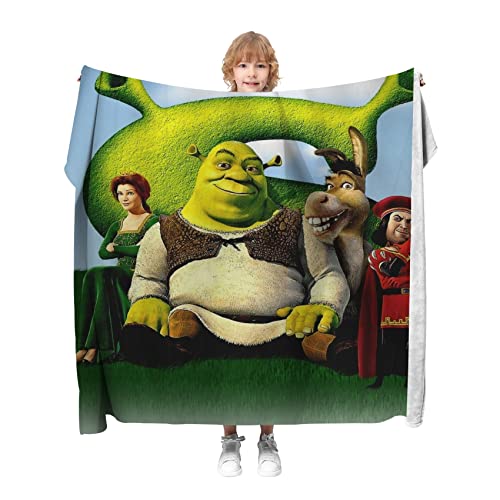 Cartoon Blanket 50"x60" Flannel Thick Soft Throw Blanket Winter Warm Blanket Printed Cartoon Pattern Custom Cute Lightweight Sleep Comfort for Couch Grils Boys Adults