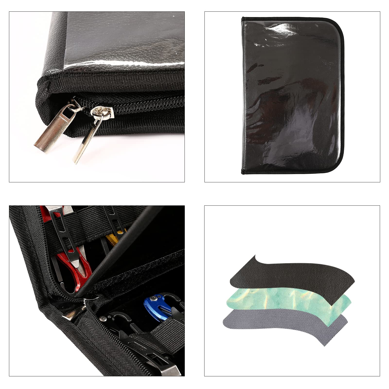 Knife Case,Knife Display Case,Knife Storage,40 Slots Butterfly Knife Display Case,Knife Organizer Folding Knife Holder,Knives Roll Collection Carrier Bag For Survival Tactical Outdoor EDC Mini Knife