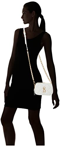 Steve Madden Daisy Quilted Crossbody, White