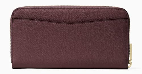 Kate Spade New York Leila Large Continental Wallet In Gold , Cherrywood