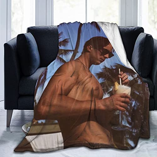 Drew Starkey Ultra-Soft Micro Fleece Throw Blanket Warm Comfortable Versatile Blanket for Sofa and Travel