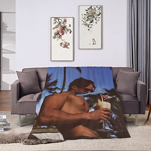 Drew Starkey Ultra-Soft Micro Fleece Throw Blanket Warm Comfortable Versatile Blanket for Sofa and Travel