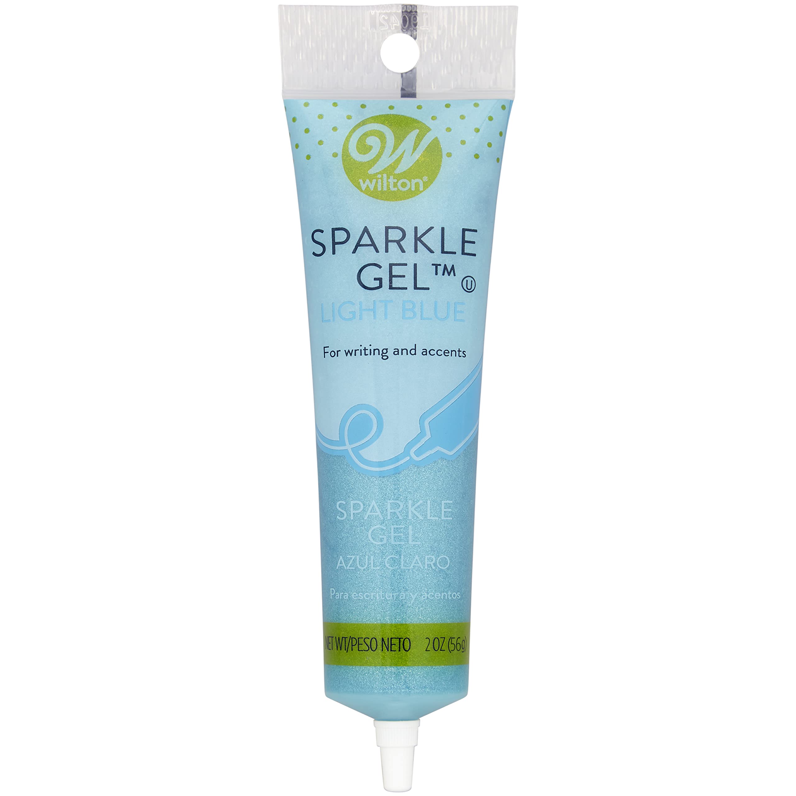Wilton Light Blue Sparkle Gel Icing Dispenser