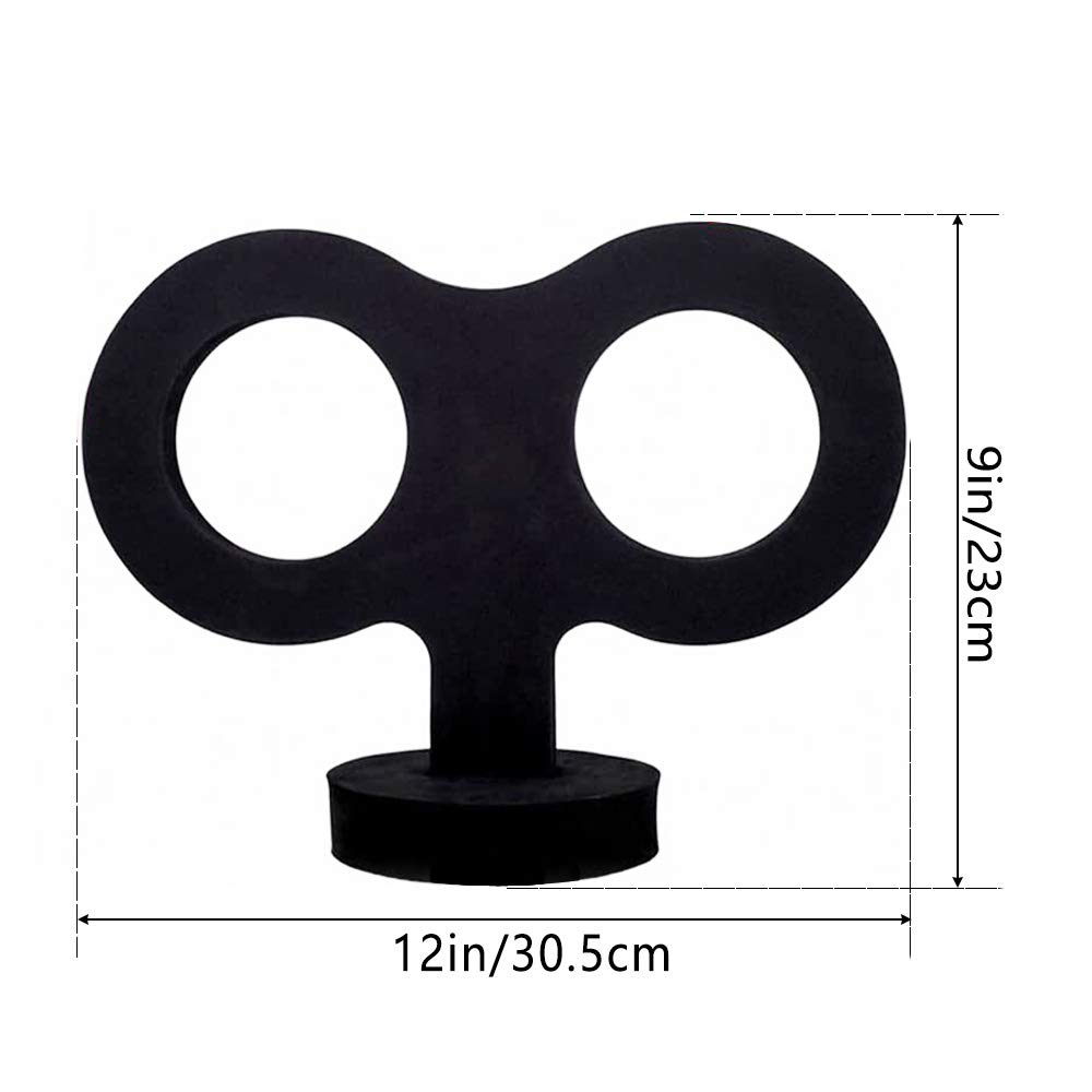 COGEEK 3D Car Wind Up Key, Cute Clockwork Wind Up Key for Back of Car Roof Decoration (Black)