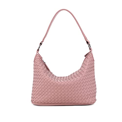 Handbag and Shoulder Bag for Women, Fashion Designer Woven Handbag Ladies Hobo Bag Purse Faux Leather Bag Tote Bag