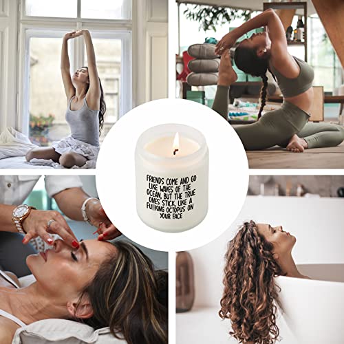Dear Friend, Best Friends, Friendship Gifts for Women Friends, Coworker, Friends Gifts - Funny Birthday, Mothers Day Gifts for Good Friends, Long-Distance Friend - Friends Theme, Best Friend Candle