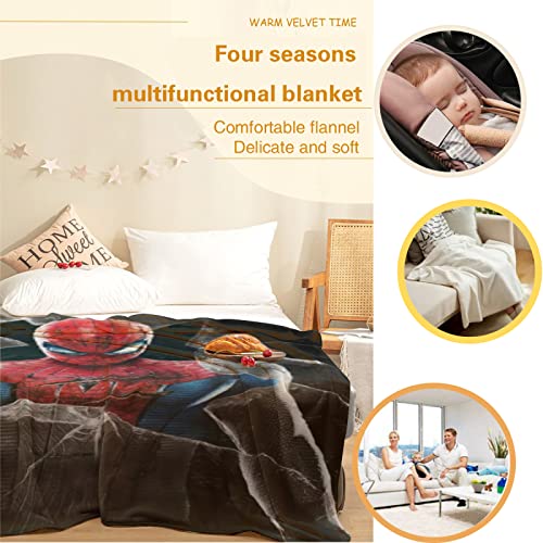 Cartoon Super Soft Plush Blankets Couch Sofa Fuzzy Warm Cozy Flannel Lightweight Throw Blanket for Adults Man Woman (Multi-Size Thickening)