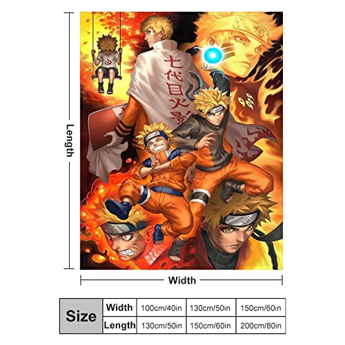 Anime Blanket Super Soft Flannel Throw Blankets for Adults Kids Traveling Camping Sofa Decor Gifts 50"X40"