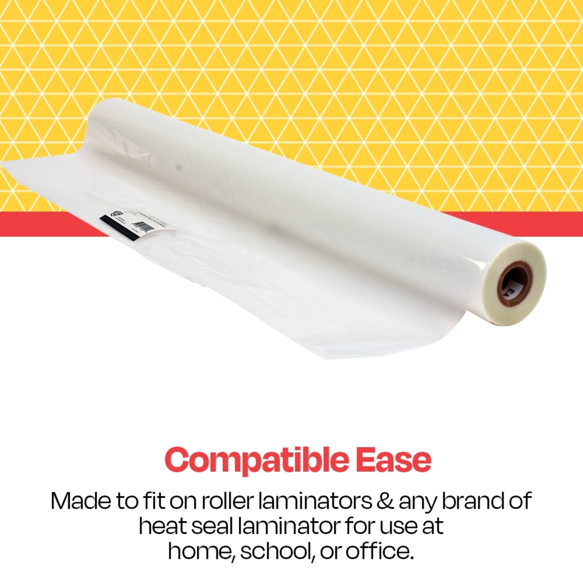 School Smart - 1277258 Laminating Film 1.5 Mil Roll - 25 inch x 200 Foot - 1 inch Core