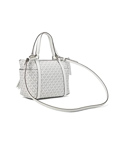 Michael Kors Sullivan Small Convertible Top Zip Tote Optic White/Black One Size