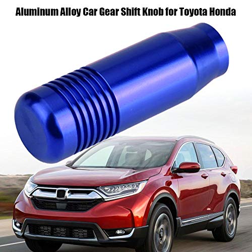 xuuyuu Gear Shift Knob,Aluminum Alloy Car Manual Gear Shift Knob 8.5cm Handle Shifter Head for Toy-OTA Hon-da Shifter Head Replacement (Blue)