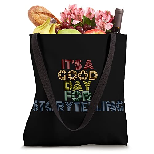 It's A Good Day For Storytelling retro 70s vintage Tote Bag