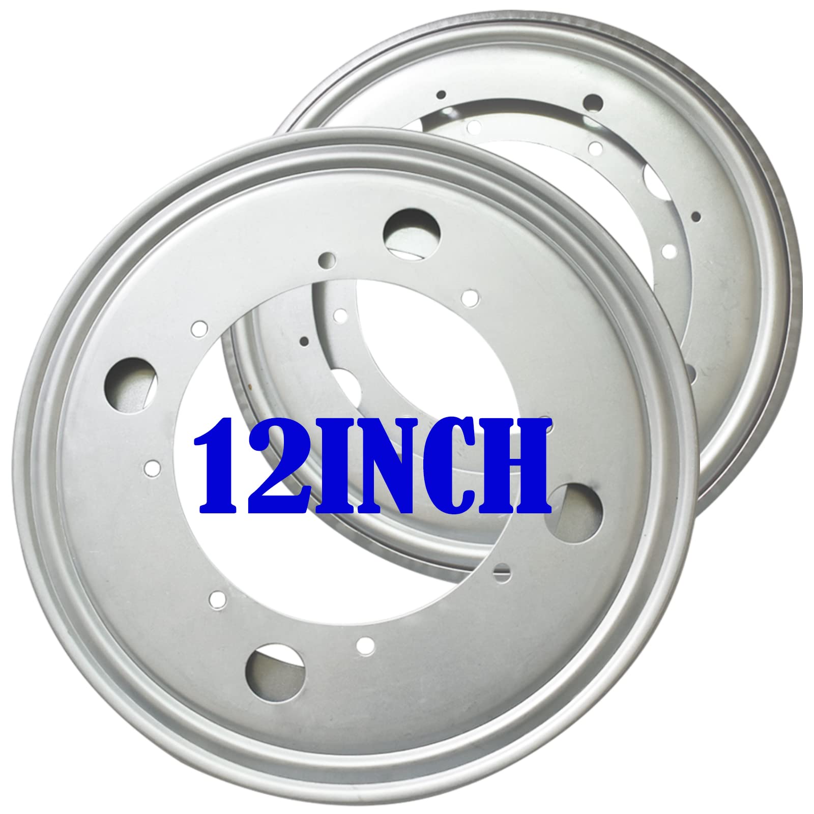 2Pack Lazy Susan Hardware, 12" Rotating Bearing Plate 5/16” Thick, 1000lbs Lazy Susan Turntable Swivel Base for Rotating Table, Serving Tray, Kitchen Storage, Book Rack, Corner Shelves, Dollhouse