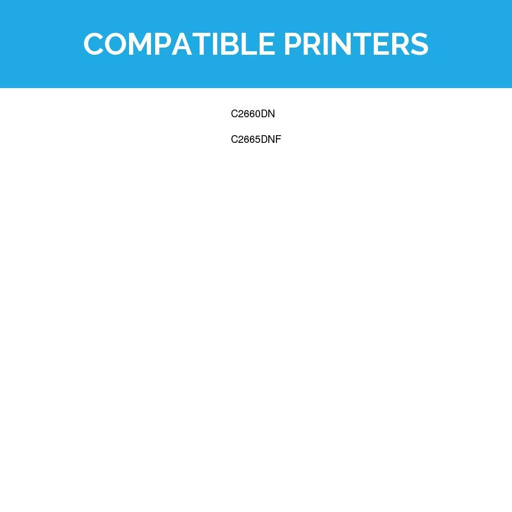 LD Products Compatible 593 Replacements for Dell C2660dn & C2665dnf High Yield Printer Toner Cartridges (1 Black 593-BBBU, 1 Cyan 593-BBBT, 1 Magenta 593-BBBS, 1 Yellow, 593-BBBR, 4-Pack)