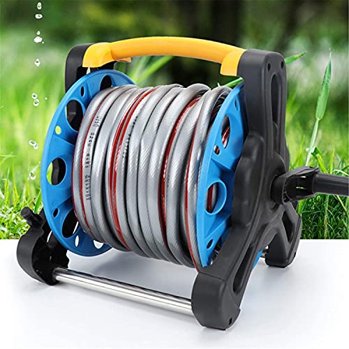 Wall Mounted Hose Holder Large Hose Car Wash Water Gun Hose Holder Reel Can Be Wound Around 30 To 40 Meters Cast Iron (Color : Blue, Size : One Size)