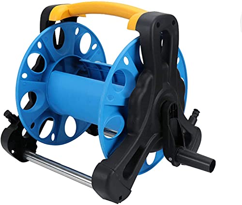 Wall Mounted Hose Holder Large Hose Car Wash Water Gun Hose Holder Reel Can Be Wound Around 30 To 40 Meters Cast Iron (Color : Blue, Size : One Size)
