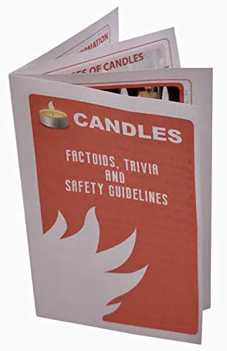 Pacific Co. 12 Pack Coach Candles Unscented 5'' x 1½'' with 7/8'' Base to Fit Traditional Candle Holders Including The Booklet ''Candle Factoids Trivia & Safety Guidelines'' Made in USA (Red)