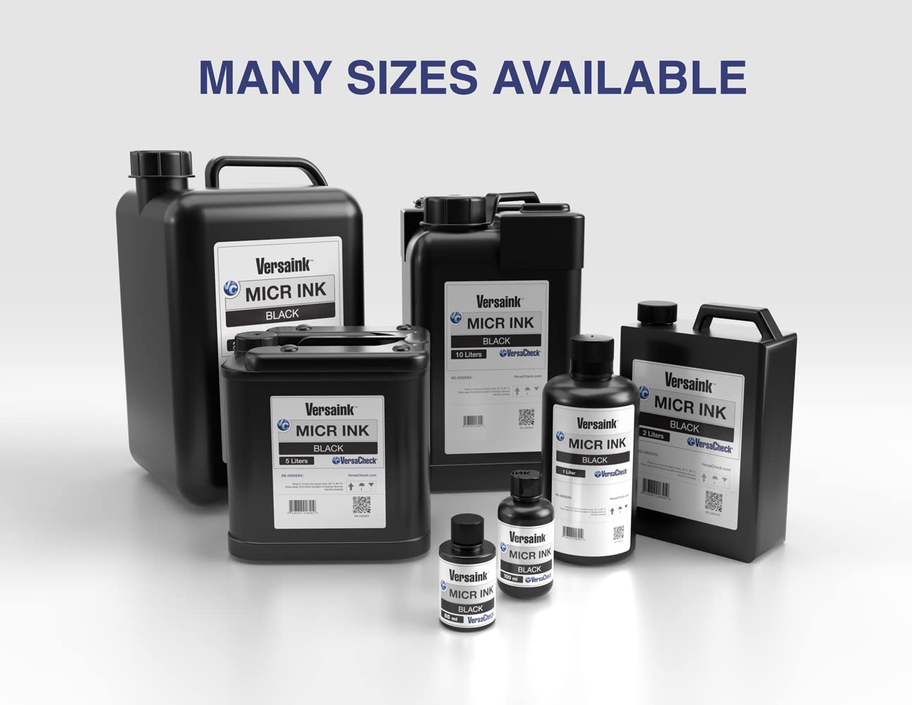 VersaInk-Nano Black MICR Ink -85ml – Magnetic Ink for Check Printers and All-in-One Inkjets - Standard MICR Signal, V0101S-7304