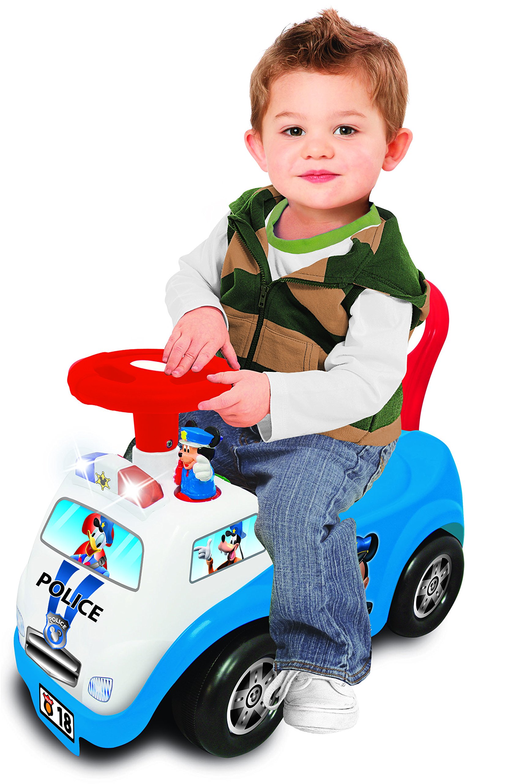 Kiddieland Toys Limited Disney My First Mickey Police Car,Multi