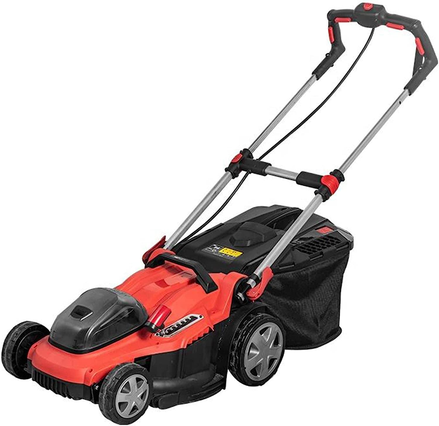 40V Lithium-Ion Electric Lawn Mowers Cordless Walk-Behind Lawn Mowers Electric Lawn Mowers with Bagging Machines, 7 Adjustable Cutting Heights