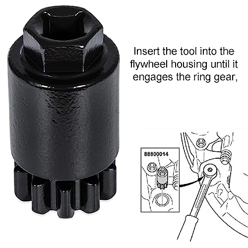 Flywheel Turning Flywheel Barring Tool 88800014 88840317 for Volvo & Mack D11 D13 D16 MP7 MP8 MP10 (2008-2020)