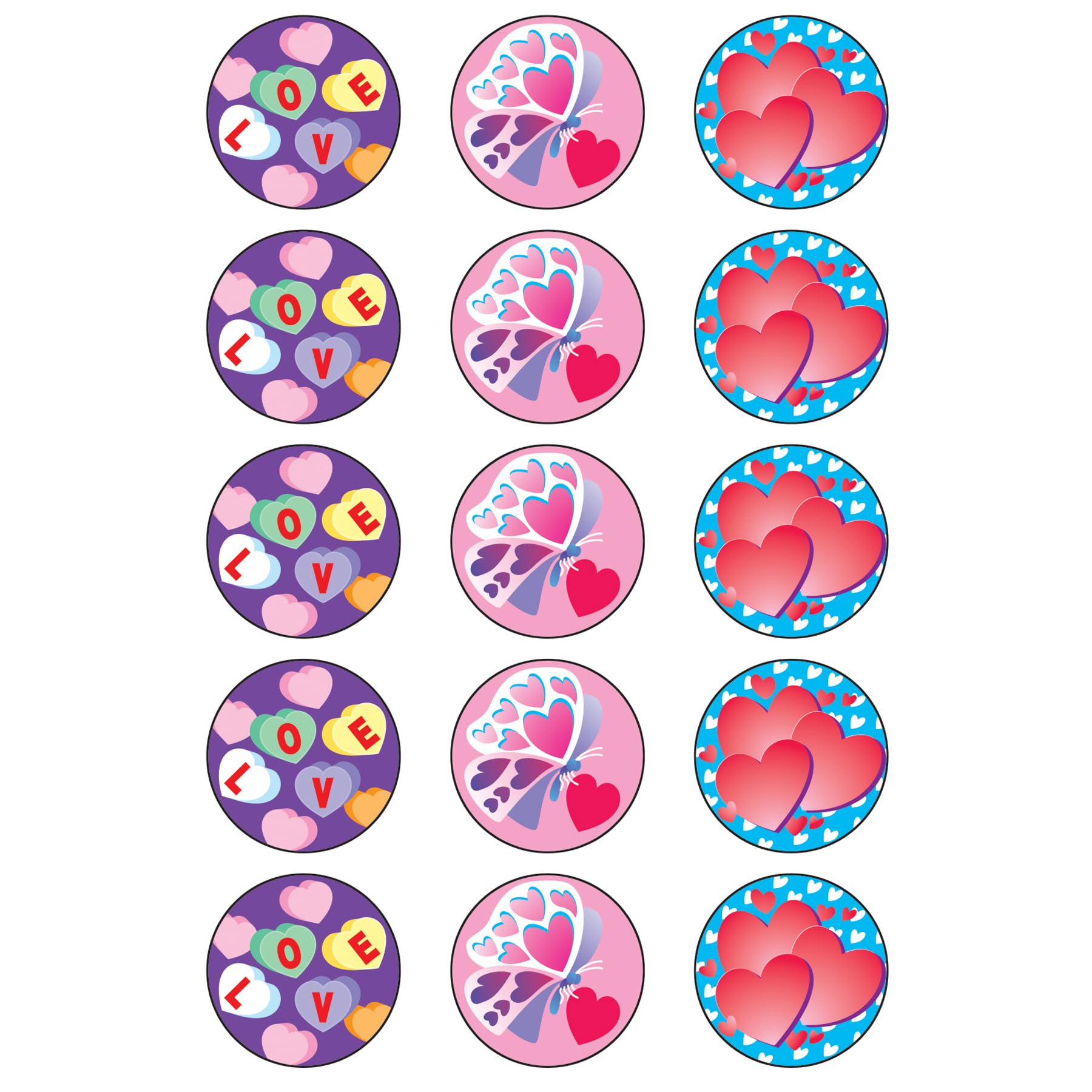 TREND enterprises, Inc. Valentine's Day/Cherry Stinky Stickers, 60 ct.