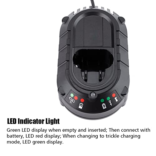 Replacement Charger for Makita, 10.8V 12V Lithium Battery Charger for Makita with LED Indicator DC10WA DF030D (US Plug)