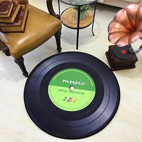 Custom Doormat Indoor Area Rug Carpet Personalized Design with Text Photo Logo Image Housewarming Gift Non-Slip Washable Floor Bath Mat Suit for Home Garden Office Entry Decorative (Circular - 31.5")