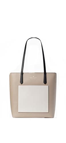 Kate Spade Daily Colorblock Saffiano Top Zip Tote Bag In (Warm Beige)